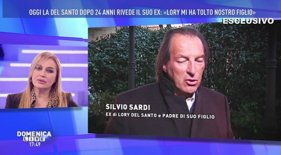 "Lory Del Santo mi ha impedito di fare da padre a mio figlio ...