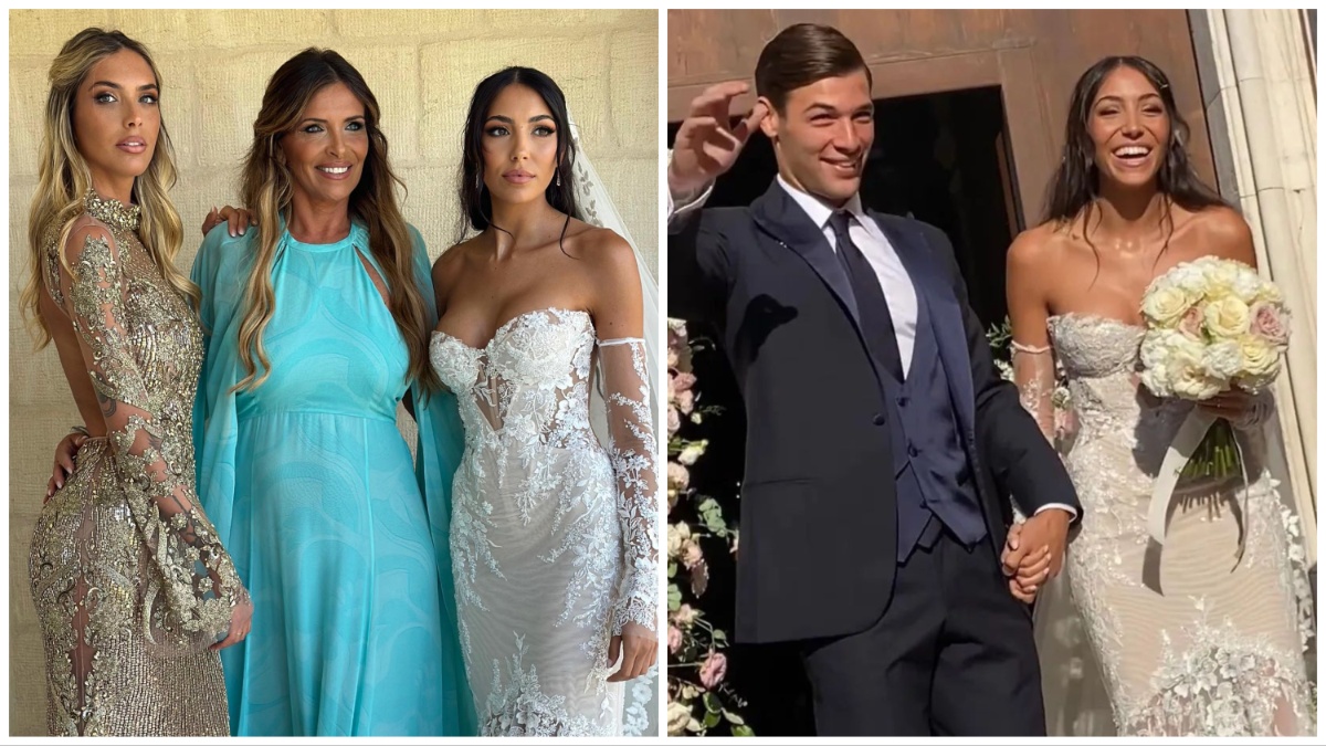 Virginia Mihajlovic si è sposata! I fratelli la accompagnano all'altare
