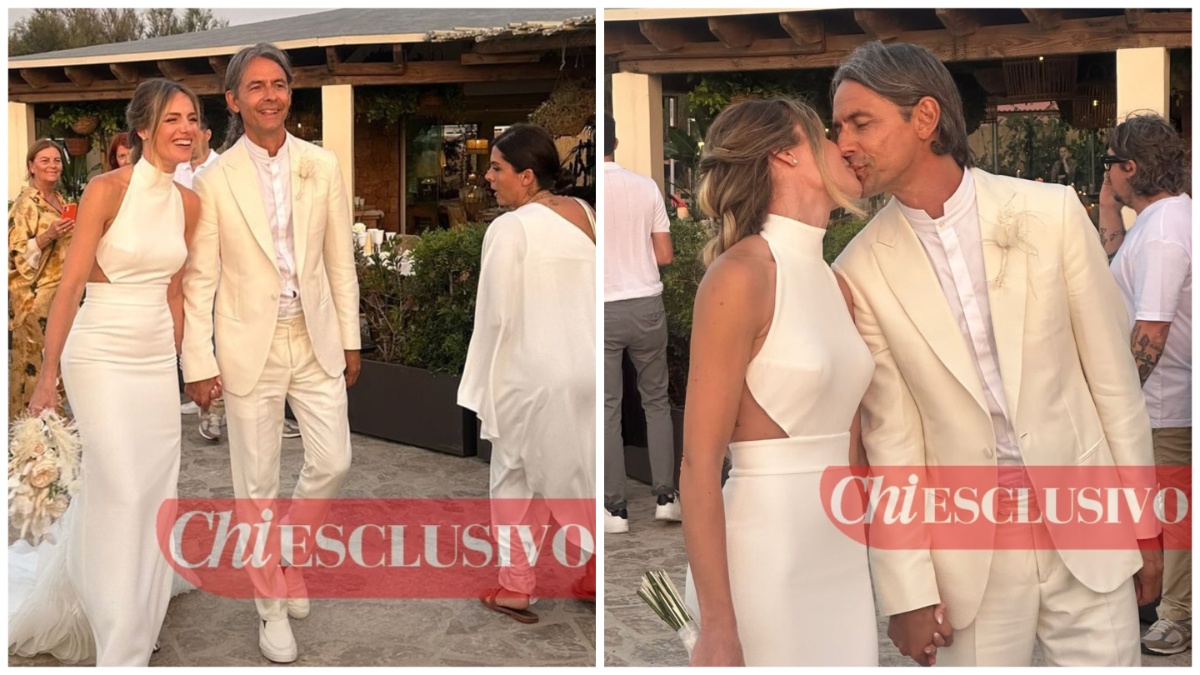 Filippo Inzaghi e Angela Robusti sposi a Formentera - Tutte le foto
